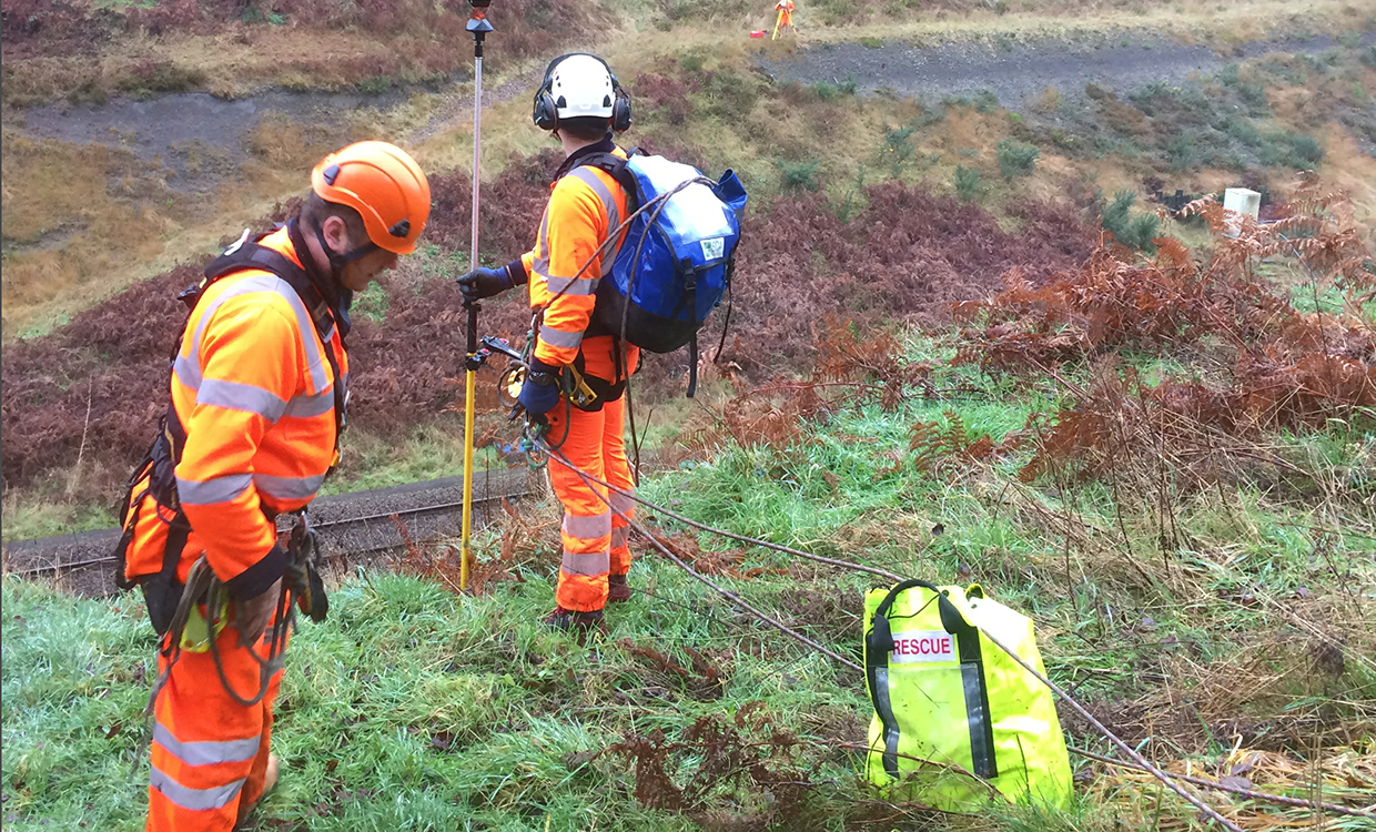 Working at Height Topographical Services - Road2Rail Access